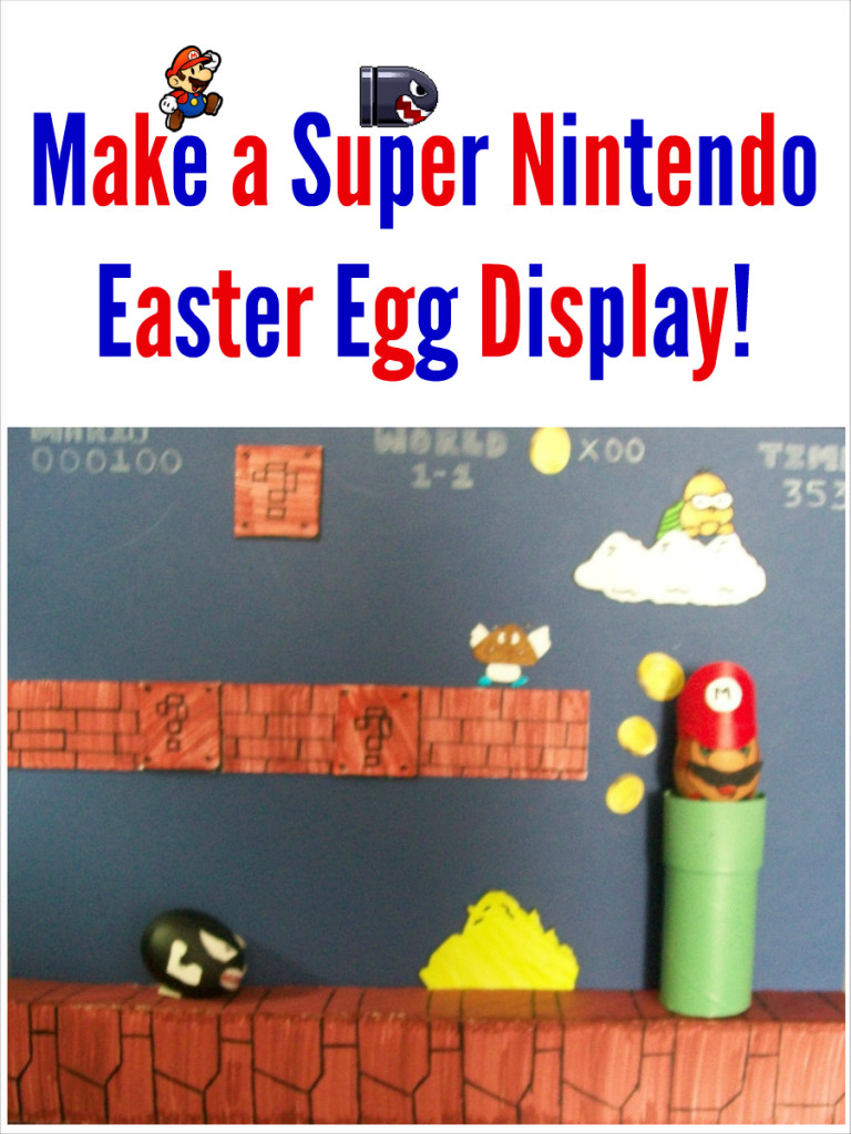 Easter Egg Decorations | How to make a Super Mario Scene